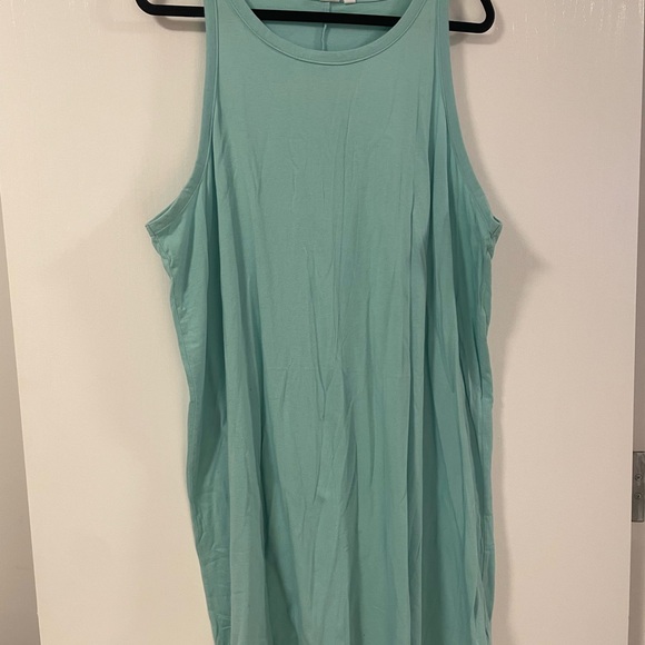 GAP | Dresses | Gap Light Blue Crew Neck Tank Dress | Poshmark